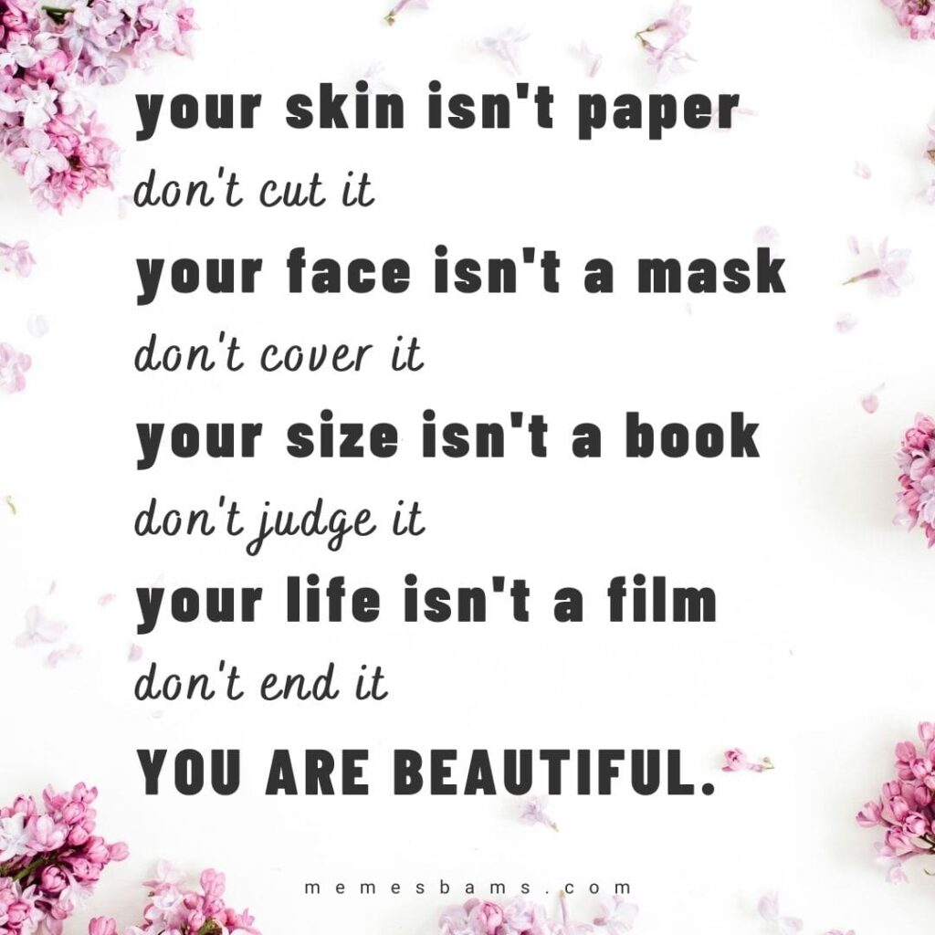 96 You Are Beautiful Quotes for Her